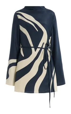 SIR. Lilou Mini Dress - Blue