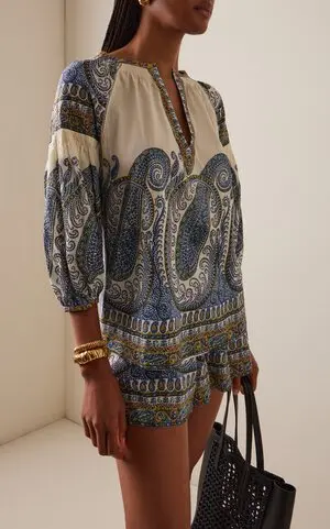 BOTEH Arcadia Paisley Smock Blouse