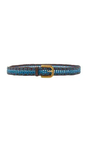 Gabriela Hearst Sam Woven Leather Waist Belt - Multi