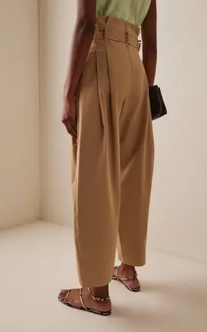 Françoise Tapered Pants With Tie-belt Detail