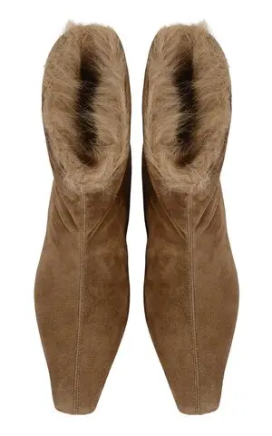 SALONDEJU Plain Fur Boots