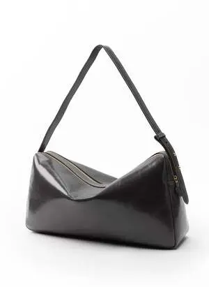 ELLEME Trousse Large Vintage Leather - Fumo
