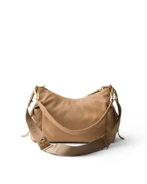 Prada Nappa Leather Large Bag - Neutral
