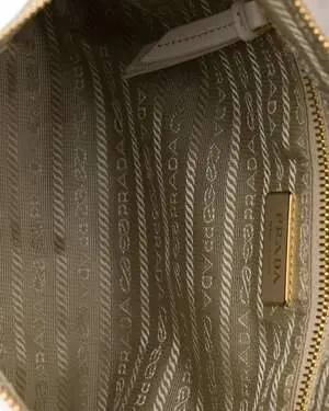 Prada Nappa Leather Large Bag - Neutral