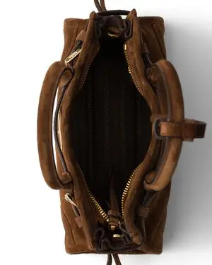 Prada Bonnie Suede Mini Handbag
