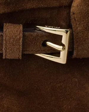 Prada Bonnie Suede Mini Handbag