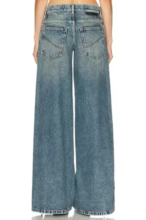 Stella McCartney Laced Denim Wide Leg