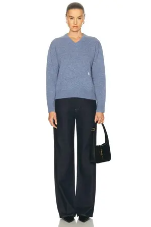 SPORTY & RICH Src Cashmere V-neck Sweater