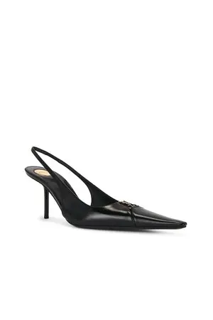 Saint Laurent Babylone Slingback Pumps - Nero