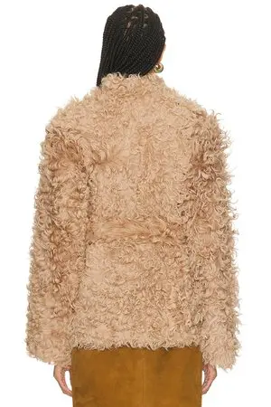 Nour Hammour Elsa Shearling Coat