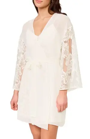 Rya Collection Royale Chiffon Robe - Ivory