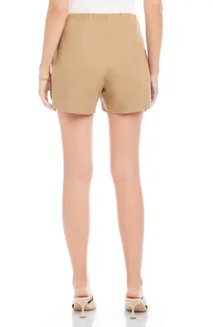 Fifteen Twenty Button Detailed Cotton Twill Shorts