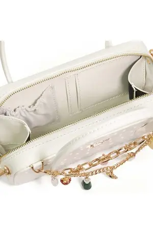Dune London Leather Top Handle Bag With Charms