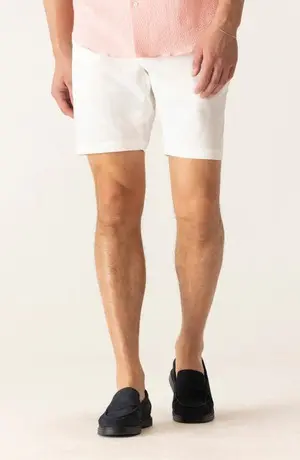 DEKE Cloud Corduroy Bermuda Shorts - White