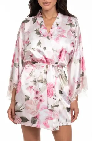 IN BLOOM BY JONQUIL Jovie Satin Wrap - Rosewater