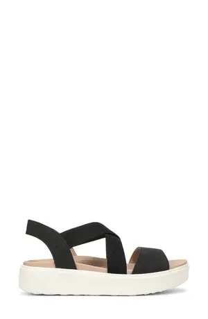 Dr. Scholl'S Madicldease Platform Wedge Sandals - Black