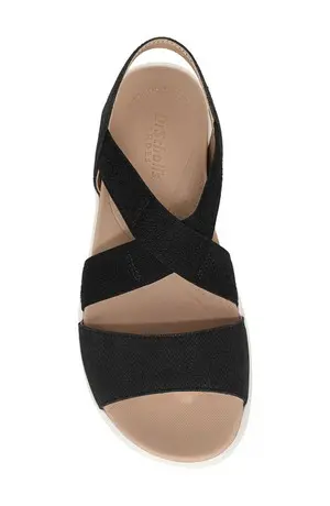 Dr. Scholl'S Madicldease Platform Wedge Sandals - Black