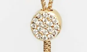 Nordstrom Pavé Slide Bolo Necklace