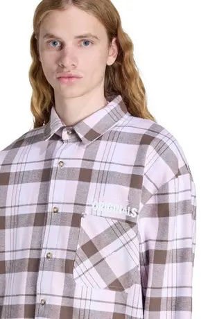 Adidas Cotton Flannel Button-up Shirt