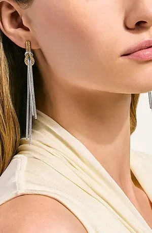 John Hardy Love Knot Drop Earrings - Silver