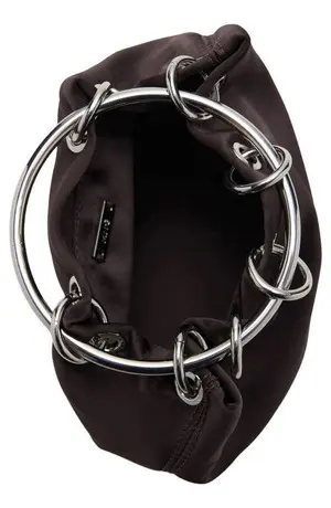 Mango Satin Top Handle Bag