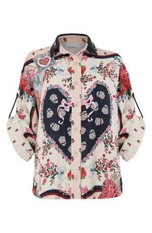 Agua Bendita Marray Solstice Button-up Shirt