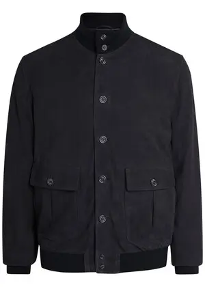 VALSTAR Ino Suede Jacket - Dark Blue