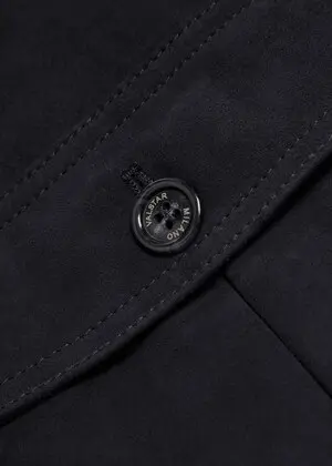 VALSTAR Ino Suede Jacket - Dark Blue