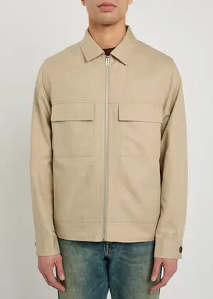 Paul Smith Cotton And Linen-blend Overshirt