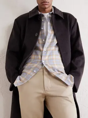 Nn07 Theo 1420 Tapered Organic Cotton-blend Twill Chinos - Neutrals