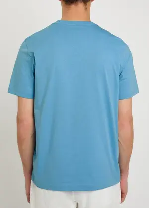Paul Smith Appliquéd Cotton T-shirt - Blue