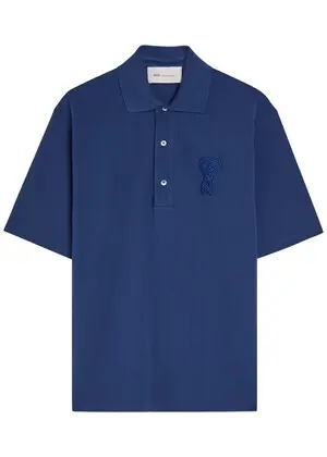 Ami Paris Logo Polos For Men