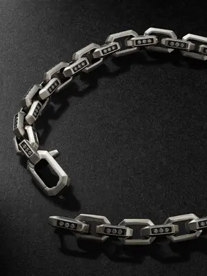 David Yurman Streamline® Sterling Diamond Chain Bracelet