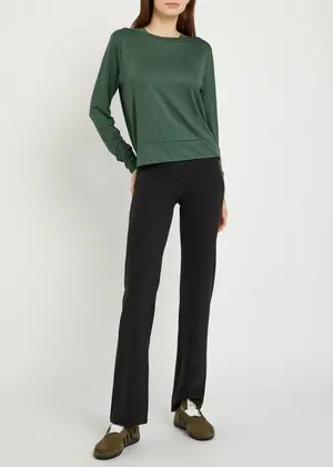 Vuori Daydream Crew-neck Stretch-jersey Top - Green