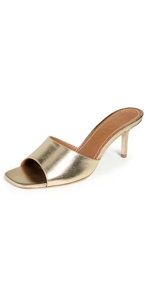 Staud Bea Mules - Gold