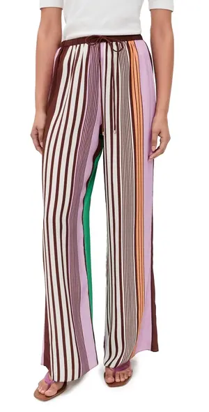 ROAME Miles Stripe Pattern Pants - Tango Stripe