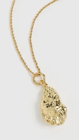 KENNETH JAY LANE Oyster Pendant Necklace