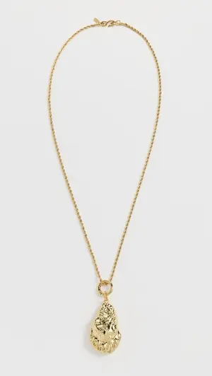 KENNETH JAY LANE Oyster Pendant Necklace