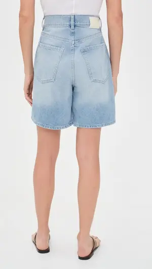 DL1961 Relaxed High-rise Denim Shorts