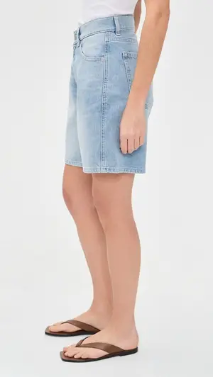 DL1961 Relaxed High-rise Denim Shorts