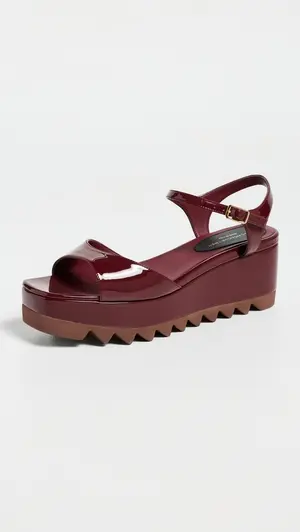 Stella McCartney Elyse Patent Alter Mat Sandals