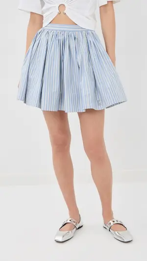 Rabanne Stripe Mini Skirt