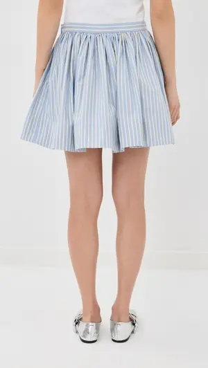 Rabanne Stripe Mini Skirt