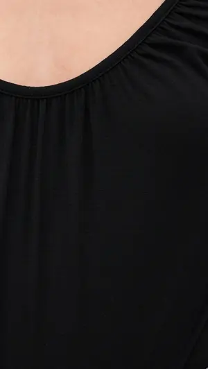 L'Agence Cassandra Long Sleeve Bodysuit - Black
