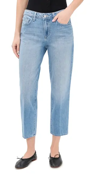 L'Agence Thalina Slouchy Straight Jeans