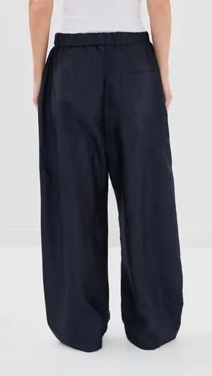 Tibi Winslow Petite Pants - Navy