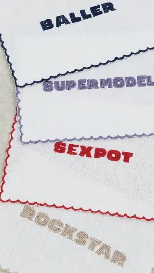 DEAR ANNABELLE Who's Who Cocktail Napkins Set