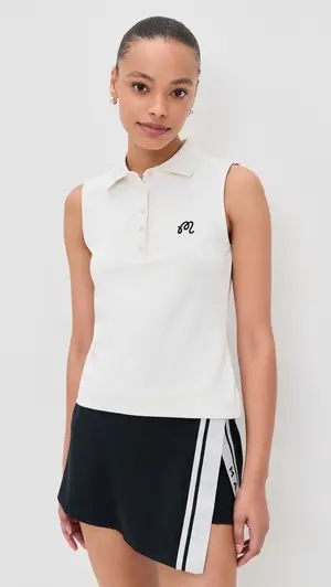 MALBON Claudia Polo Top
