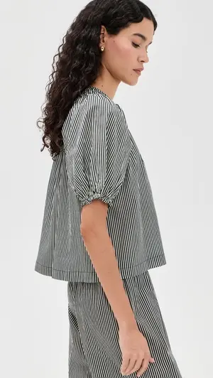 The Great. The Smocked Sleep Top