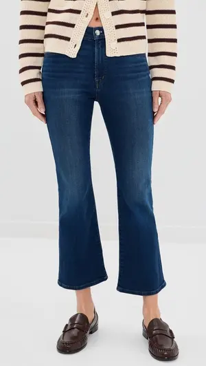 Madewell The Short Stretch Flare Crop Jeans
